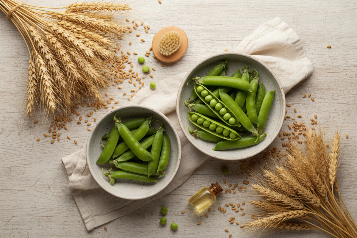 Wheat and Pea Protein for Hair: How Plant Proteins Strengthen Hair ...